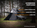 TentBox Cargo 2.0 Roof Tent - The new and improved rugged model