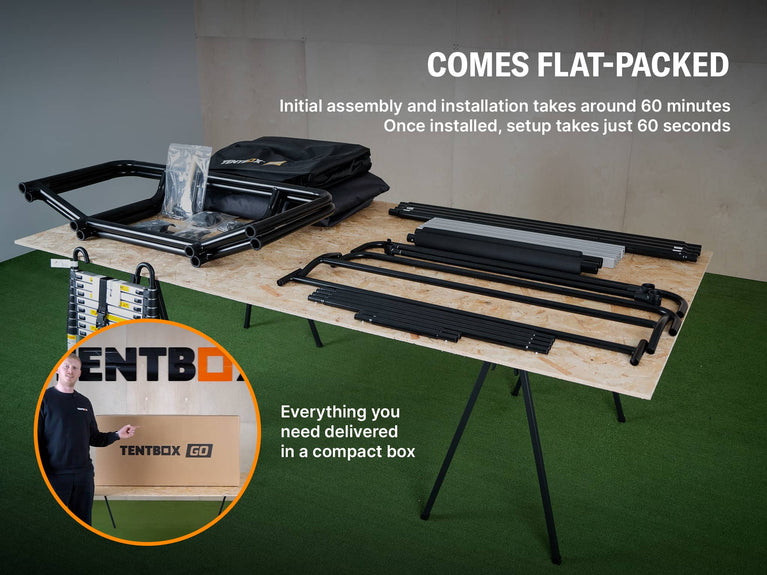 TentBox GO - The lightweight, stripped-back roof tent