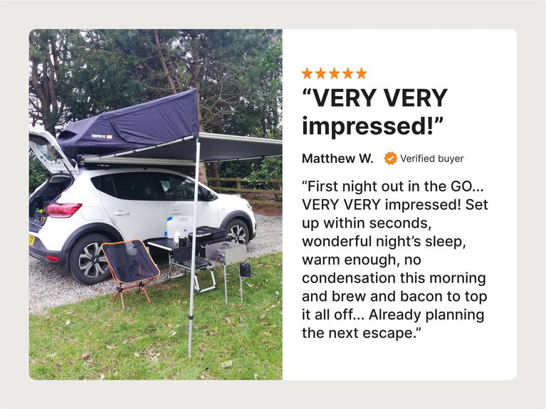 TentBox GO - The lightweight, stripped-back roof tent